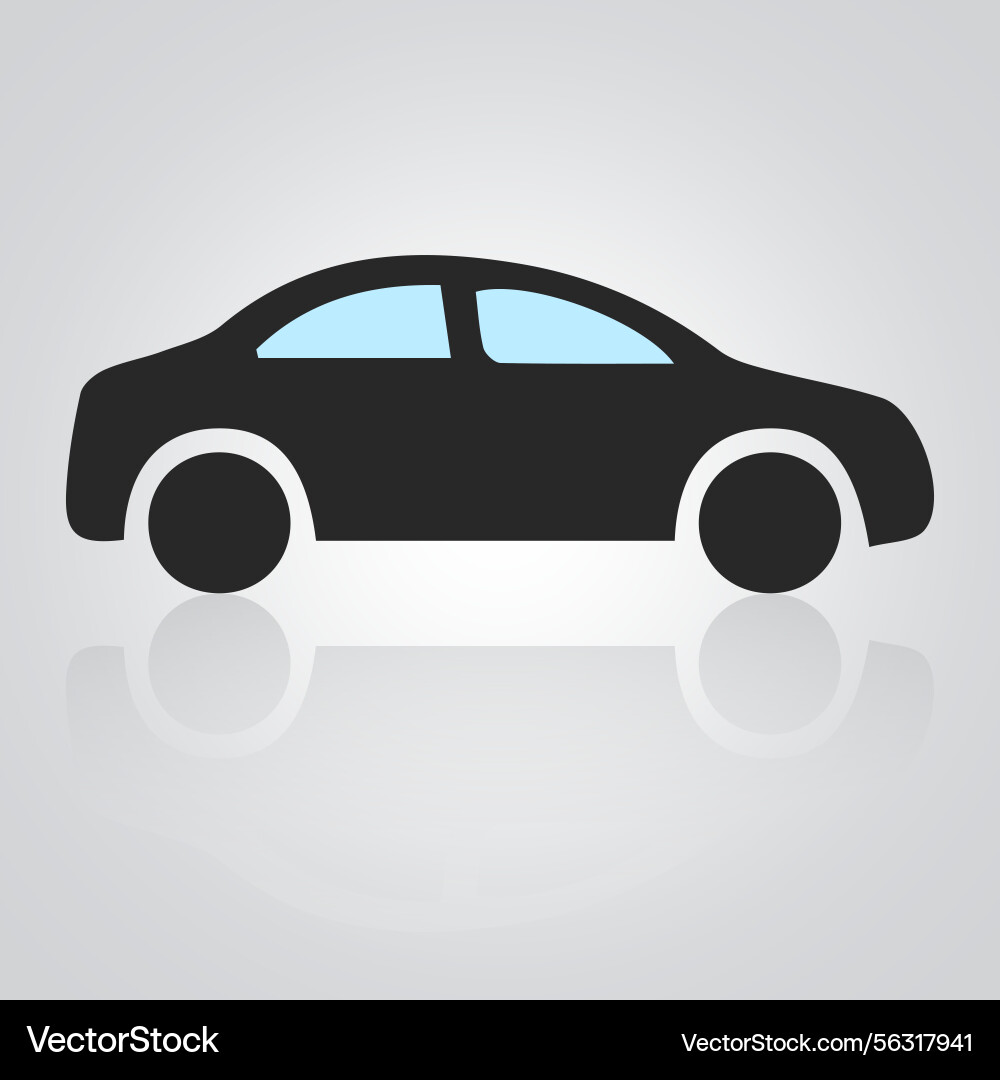Vintage Car Icons - Silver Style Royalty Free Vector Image