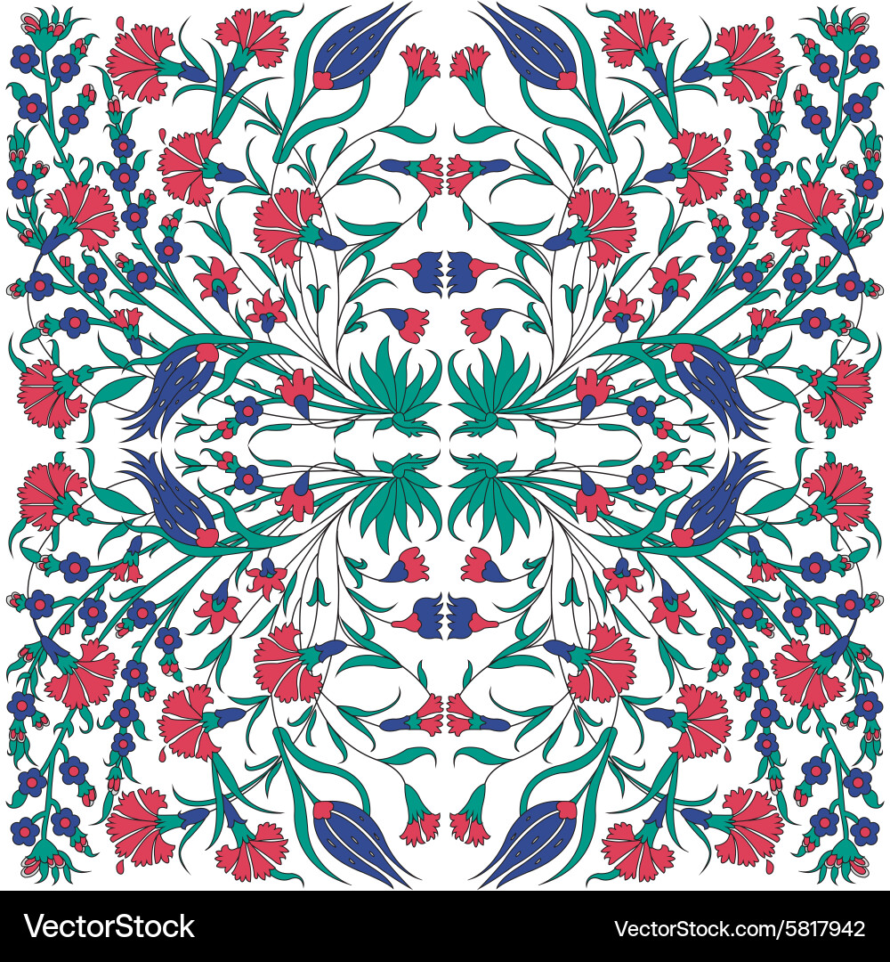 Arabesque seamless pattern Royalty Free Vector Image