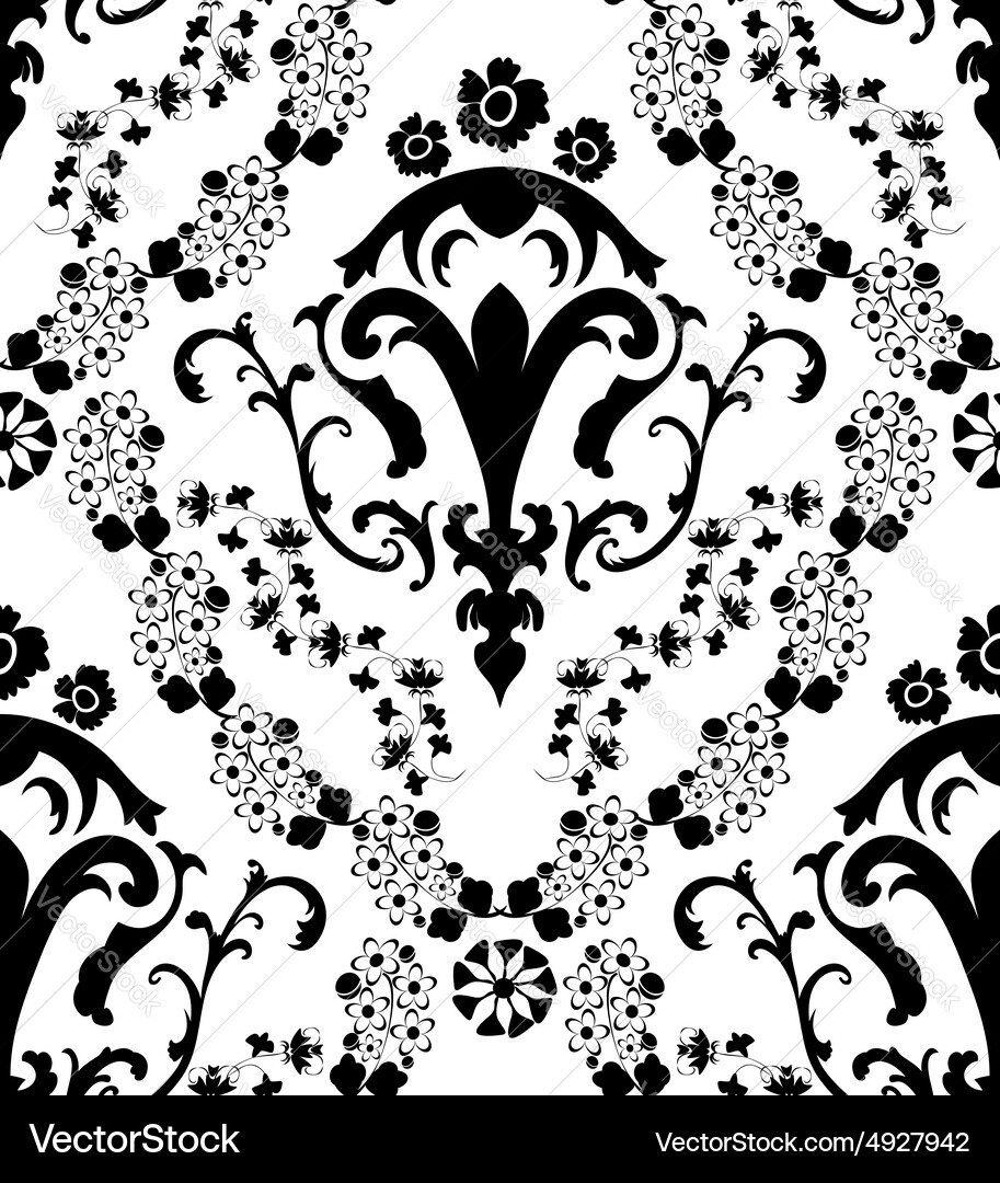 Damas pattern Royalty Free Vector Image - VectorStock