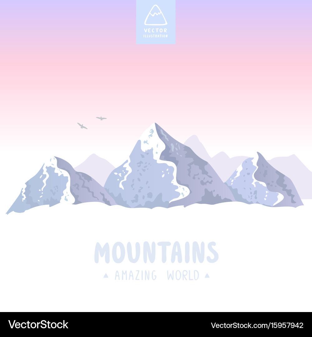 Mountain Royalty Free Vector Image - VectorStock