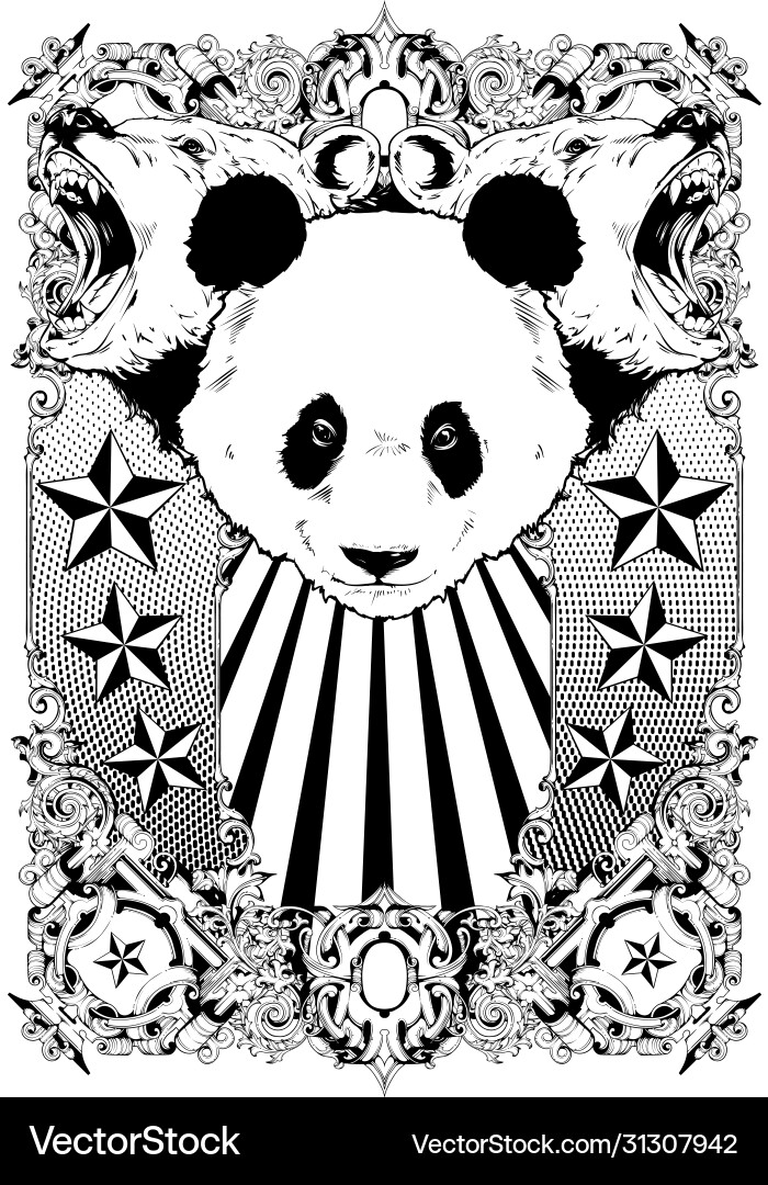 Panda Royalty Free Vector Image - VectorStock