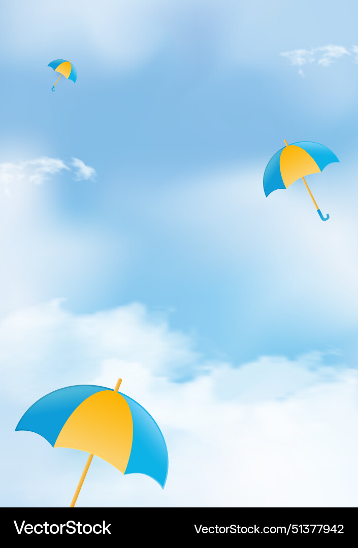 Poster template for great monsoon sale design Vector Image