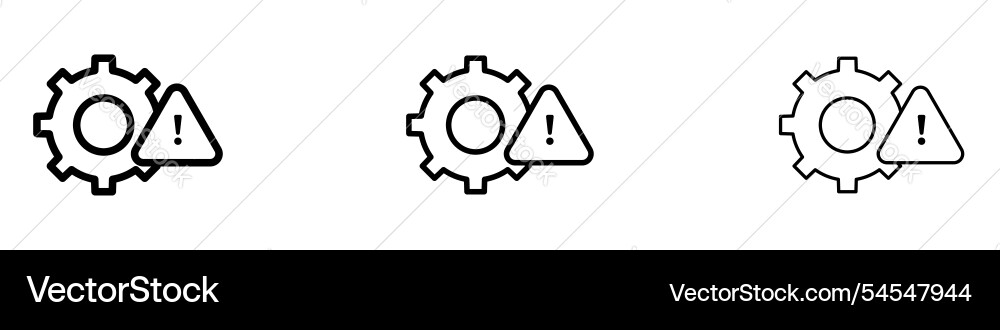 Failure icon Royalty Free Vector Image - VectorStock