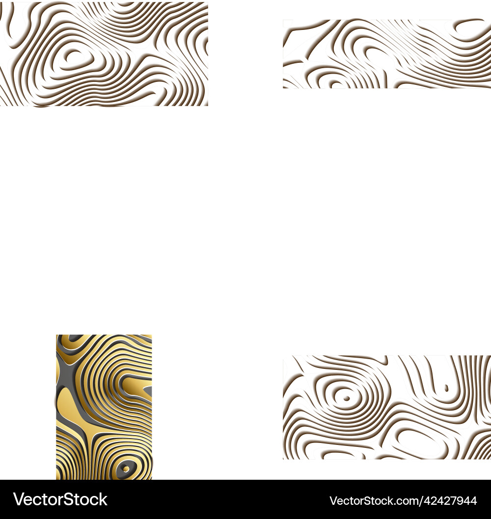 Luxury gold background wavy landscape Royalty Free Vector