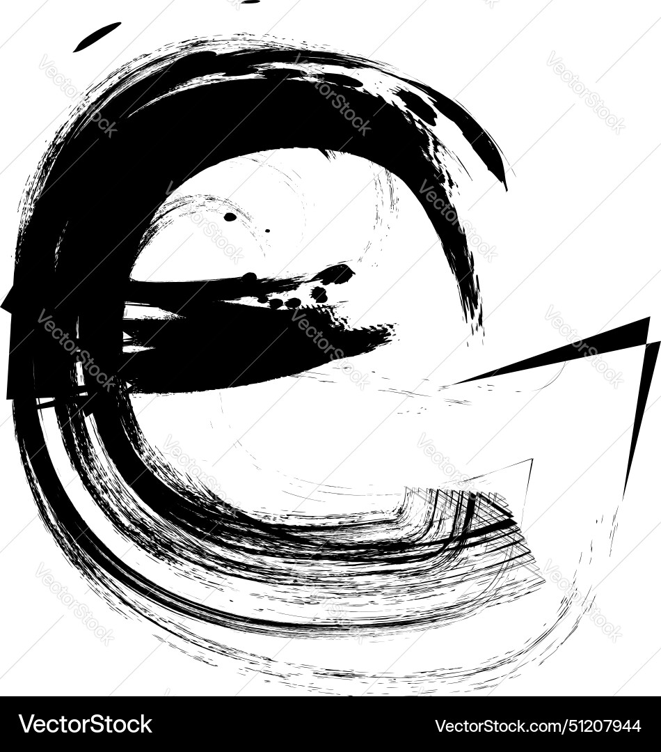 Textured font with an eroded rough letterpress Vector Image