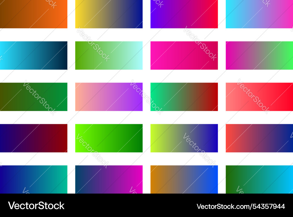 Trend color palette guide template fit Royalty Free Vector