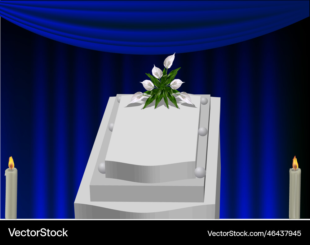 Funeral Royalty Free Vector Image - VectorStock
