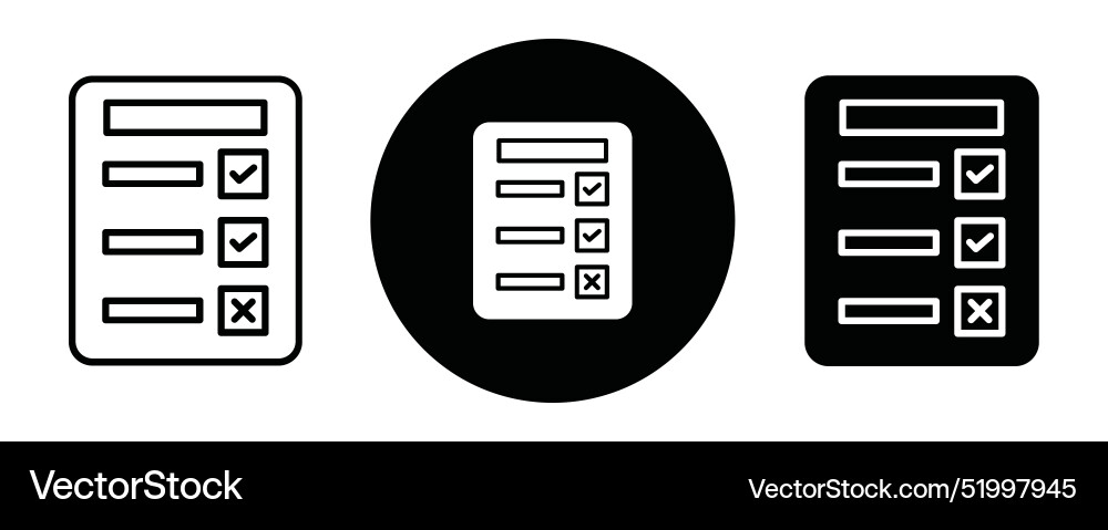 Guidelines outline icon collection or set Vector Image