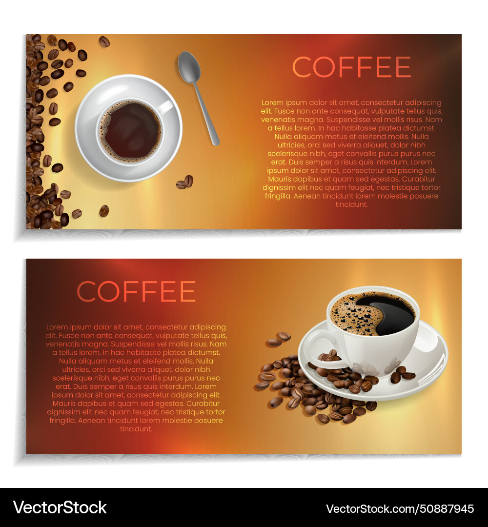 White cup of coffee Royalty Free Vector Image - VectorStock