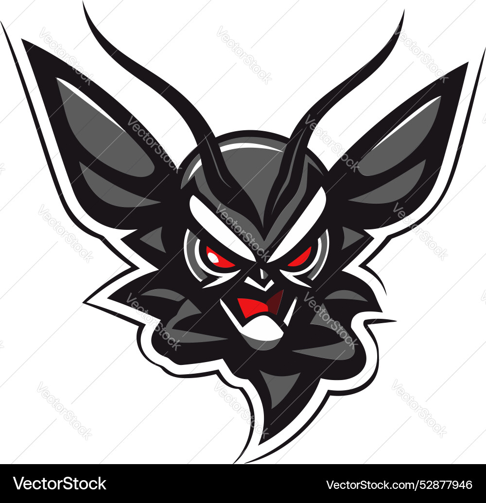 Contemporary guardian in the shadows minimalistic Vector Image