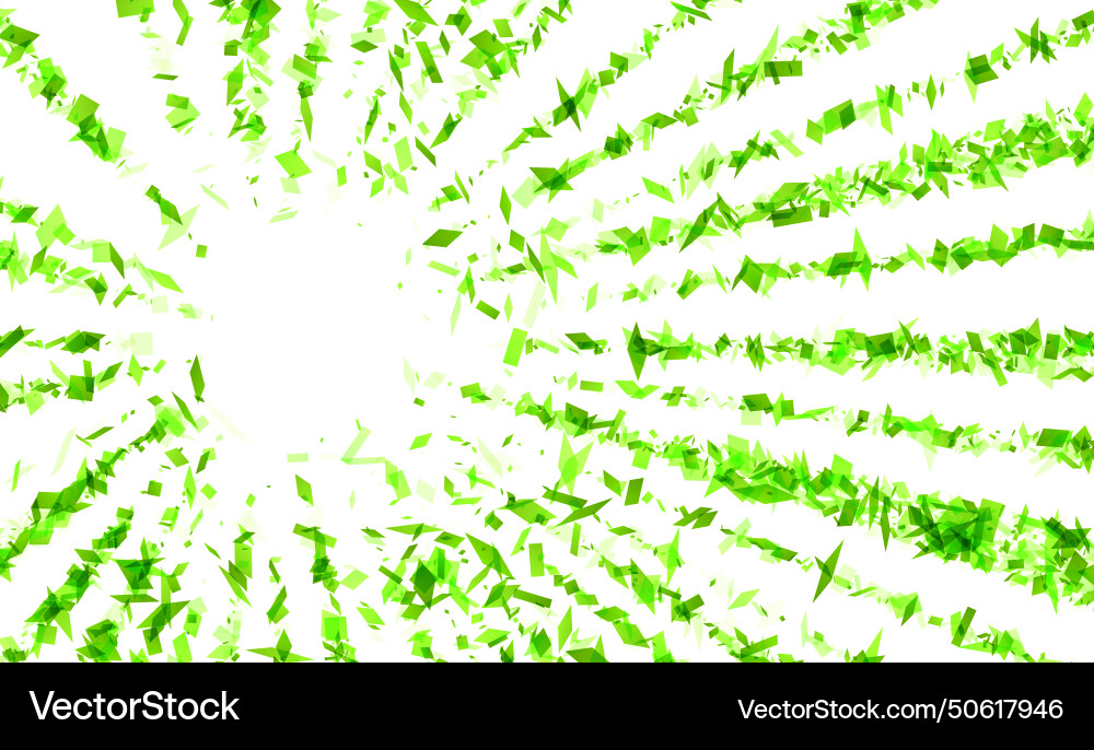 Green crystal burst Royalty Free Vector Image - VectorStock