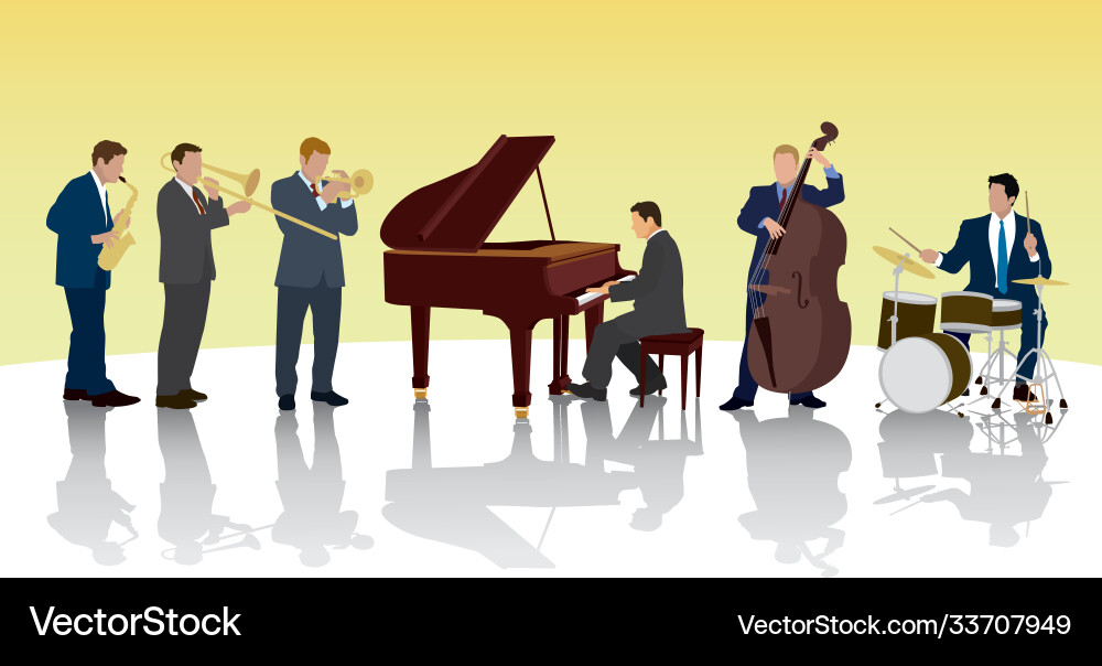 Faceless Musicians Vector Images (over 160)