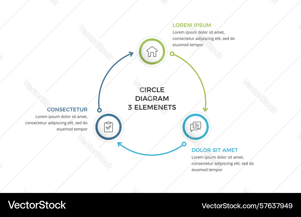 3 Step Cycle Vector Images (over 3,100)
