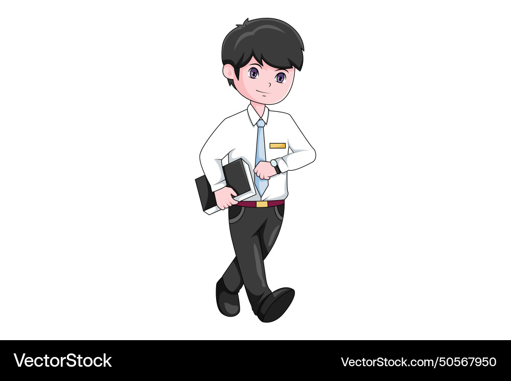 Cute profession character design Royalty Free Vector Image