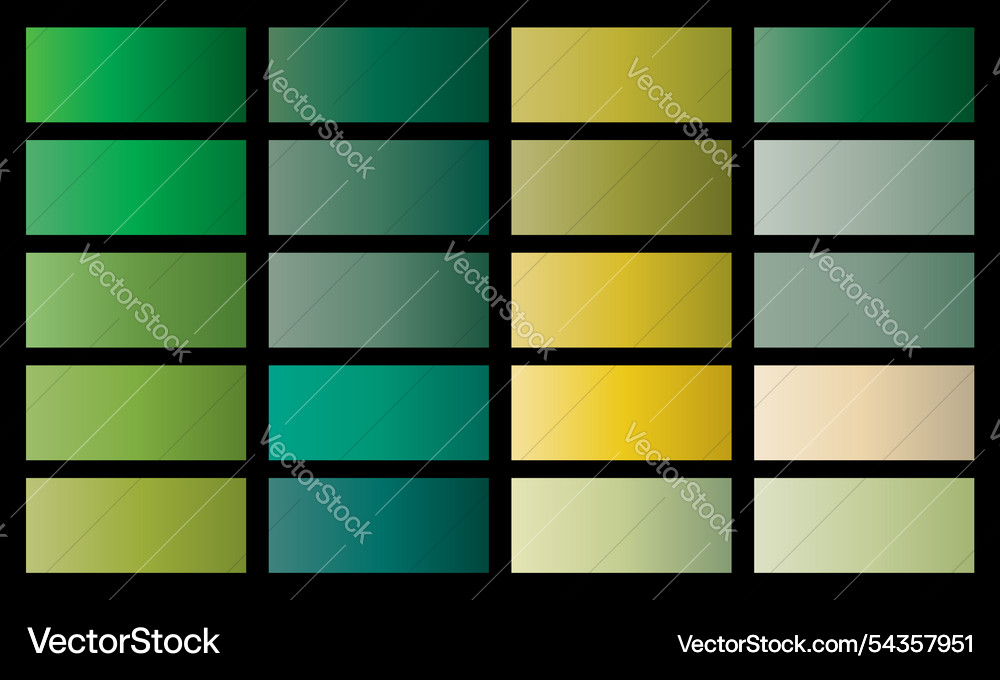 Trend color palette guide template fit Royalty Free Vector