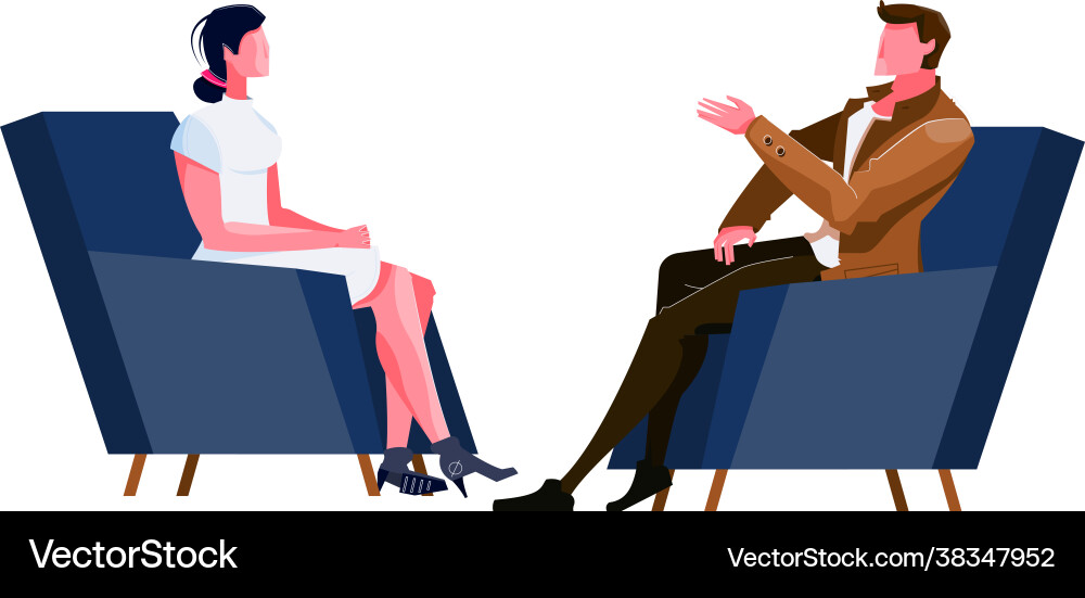Flat talk show icon Royalty Free Vector Image - VectorStock