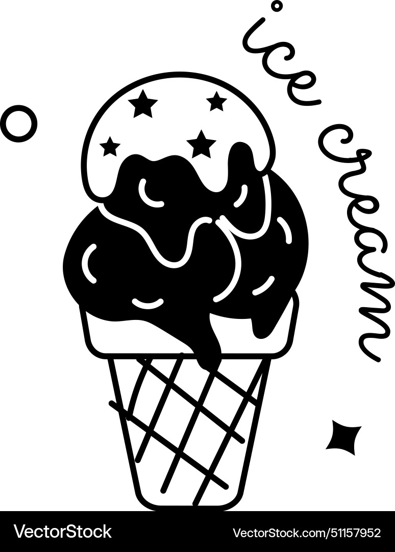 Ice cream Royalty Free Vector Image - VectorStock