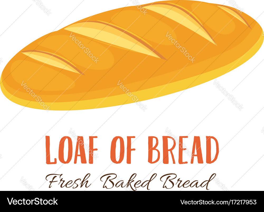 Loaf of bread icon Royalty Free Vector Image - VectorStock