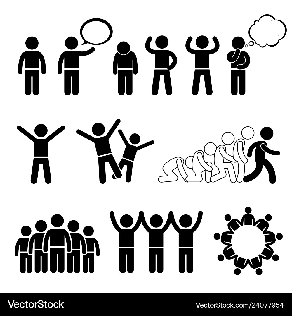 Stick Figure Circle Vector Images (over 690)