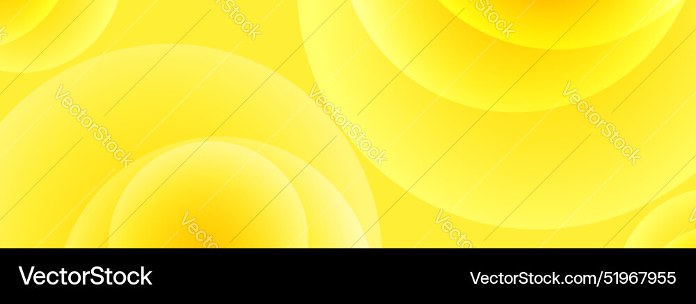 Abstract yellow geometric banner design background