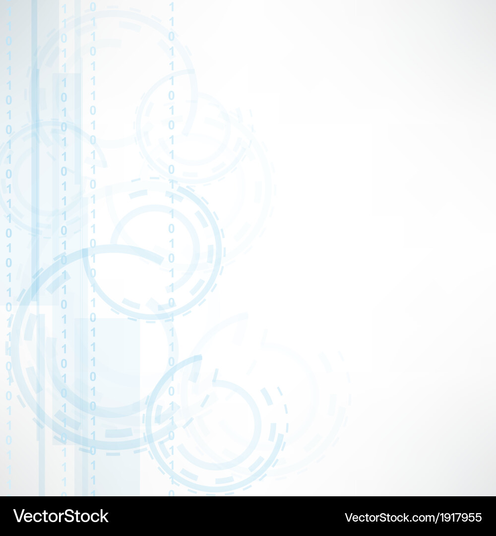 Grey tech background Royalty Free Vector Image