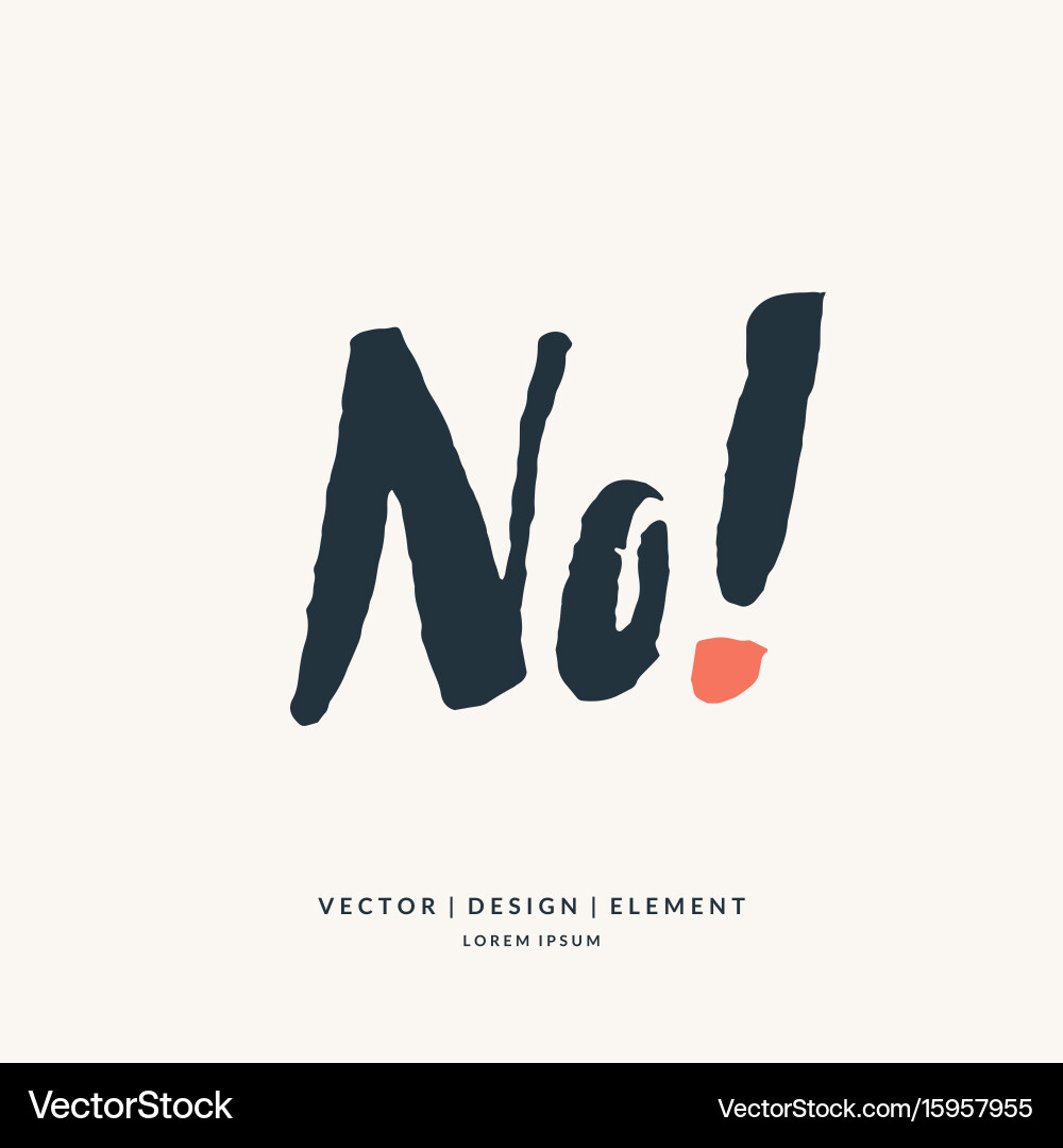Modern hand drawn lettering phrase Royalty Free Vector Image