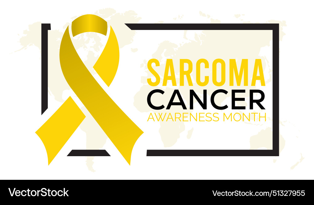 Sarcoma cancer awareness month – Royalty-Free Vector | VectorStock