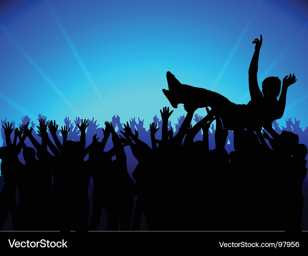 Crowd Royalty Free Vector Image - VectorStock