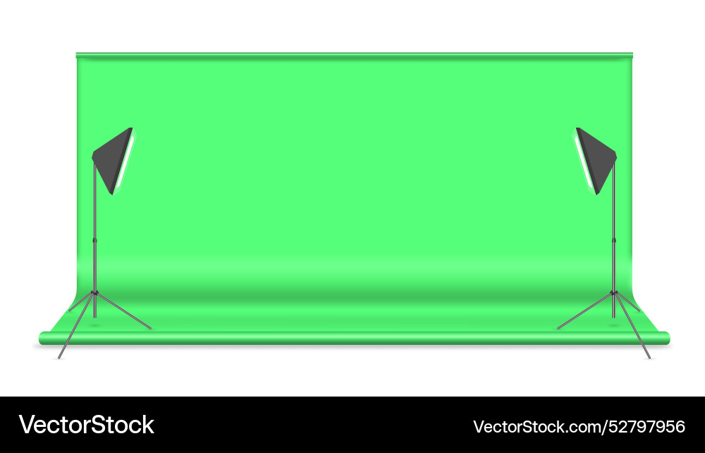 Green chromakey background Royalty Free Vector Image
