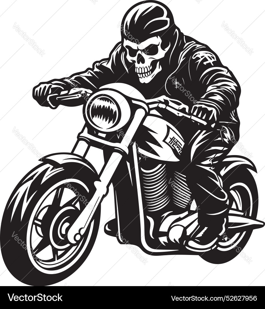 Shadow shift logo design for the stealthy skull Vector Image