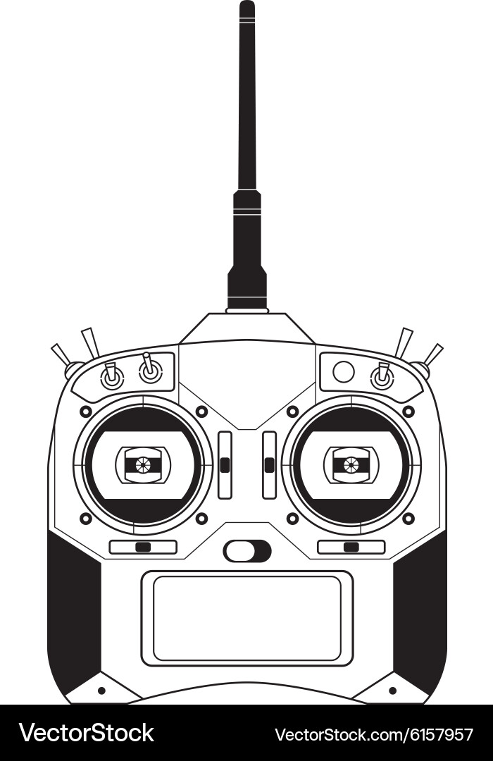 Rc transmitter Royalty Free Vector Image - VectorStock