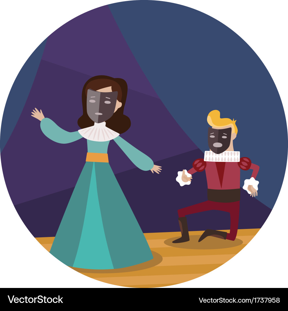 Drama symbol Royalty Free Vector Image - VectorStock