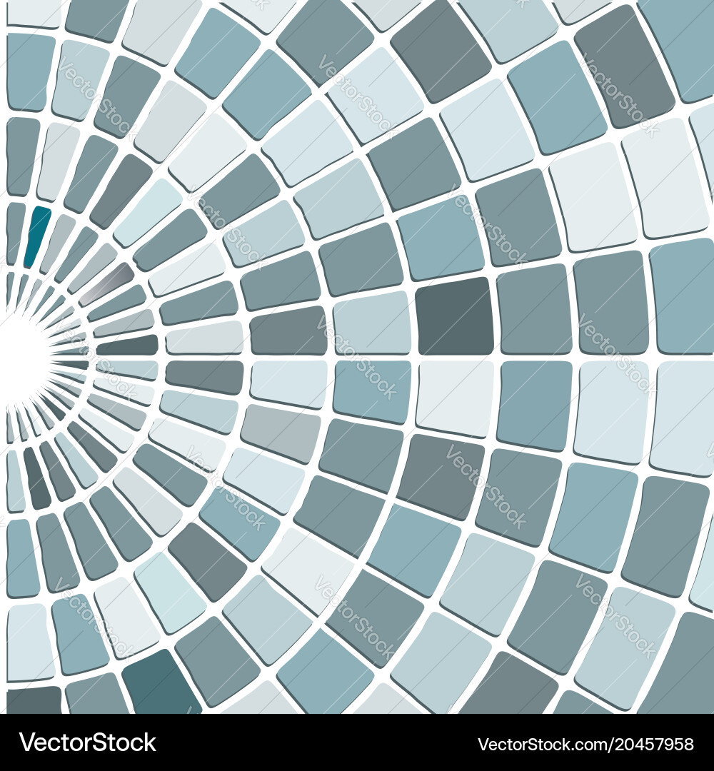 Grey grid mosaic background creative tiles design Vector Image
