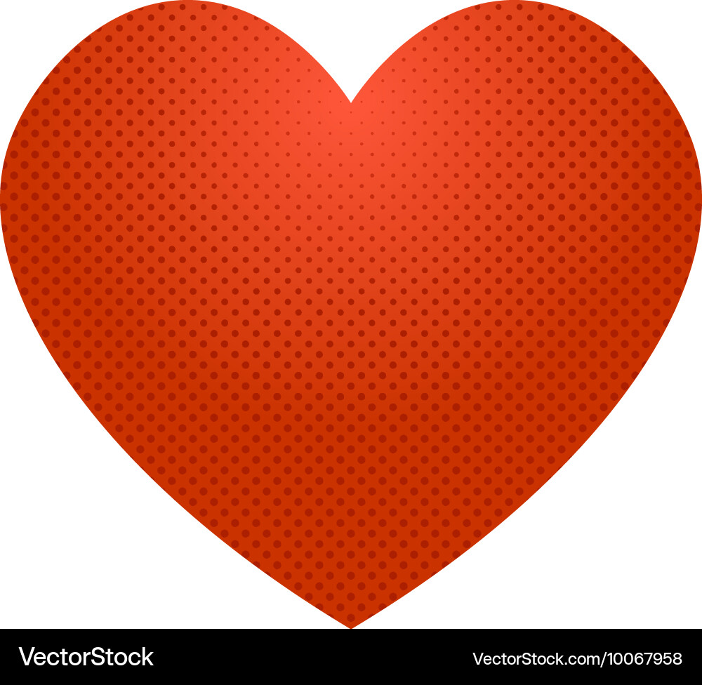 Pop art heart icon Royalty Free Vector Image - VectorStock