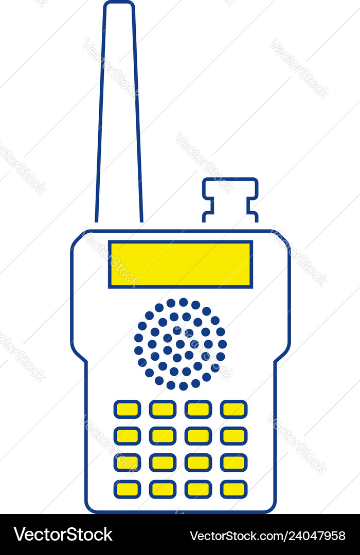 Portable radio icon Royalty Free Vector Image - VectorStock