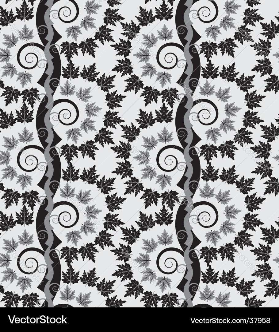 Swirling Vine Pattern Royalty Free Vector Image