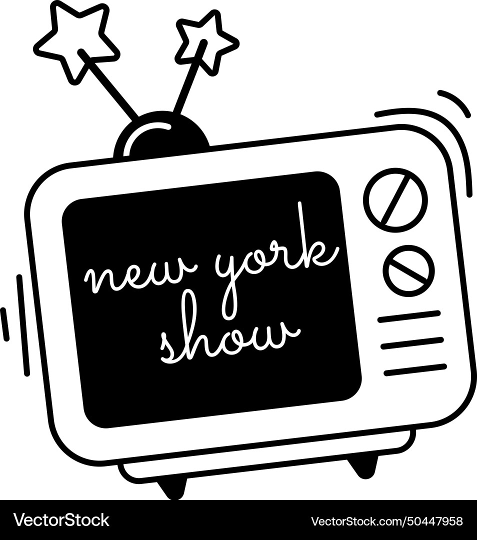 Tv show Royalty Free Vector Image - VectorStock