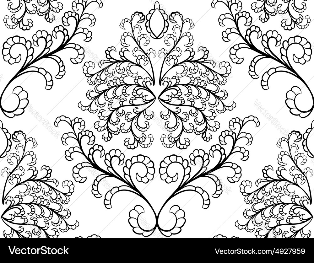 Damas pattern Royalty Free Vector Image - VectorStock