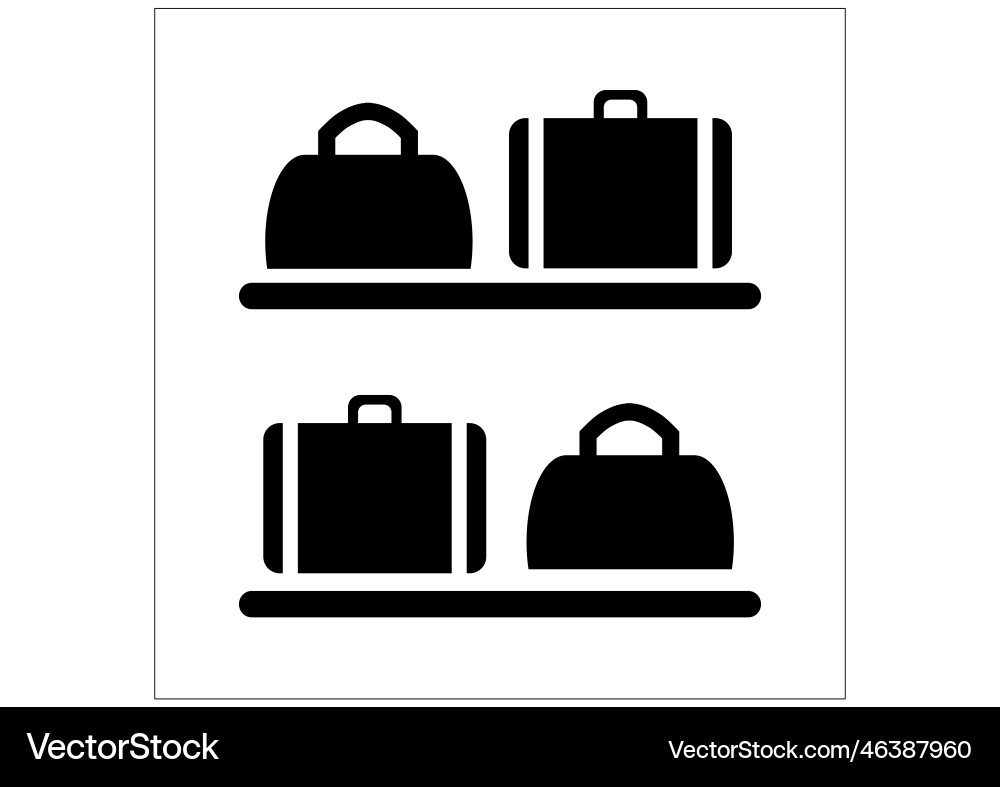 Baggage storage Royalty Free Vector Image - VectorStock