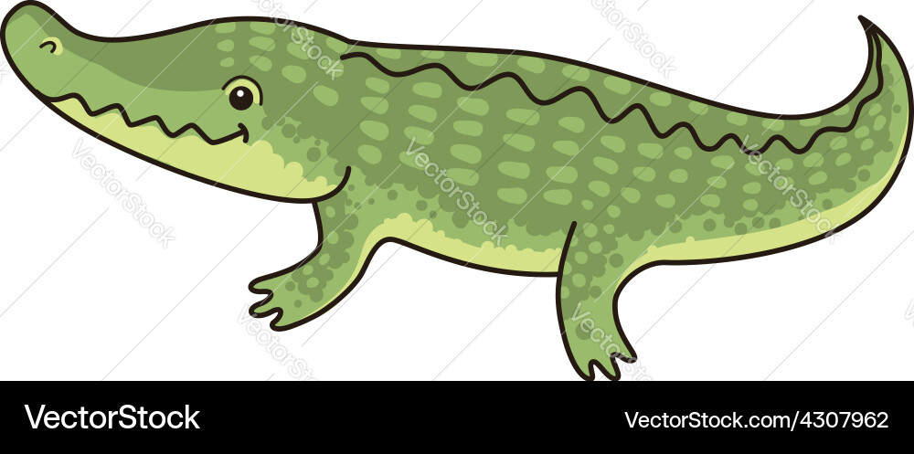 Crocodile Royalty Free Vector Image - VectorStock
