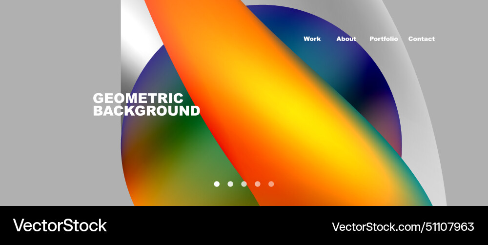 Colorful geometric pattern with rainbow hues Vector Image