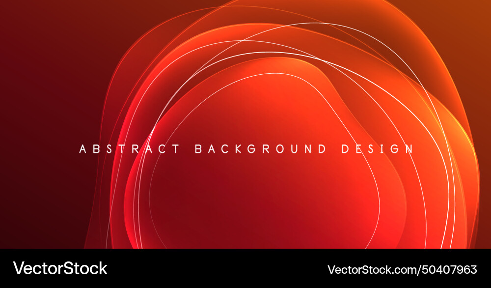 Colorful transparent flowing fluid shapes Vector Image