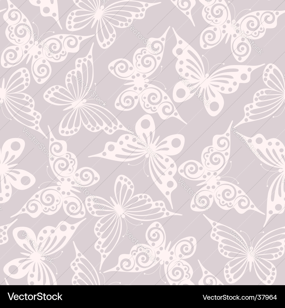 Butterflies pattern Royalty Free Vector Image - VectorStock