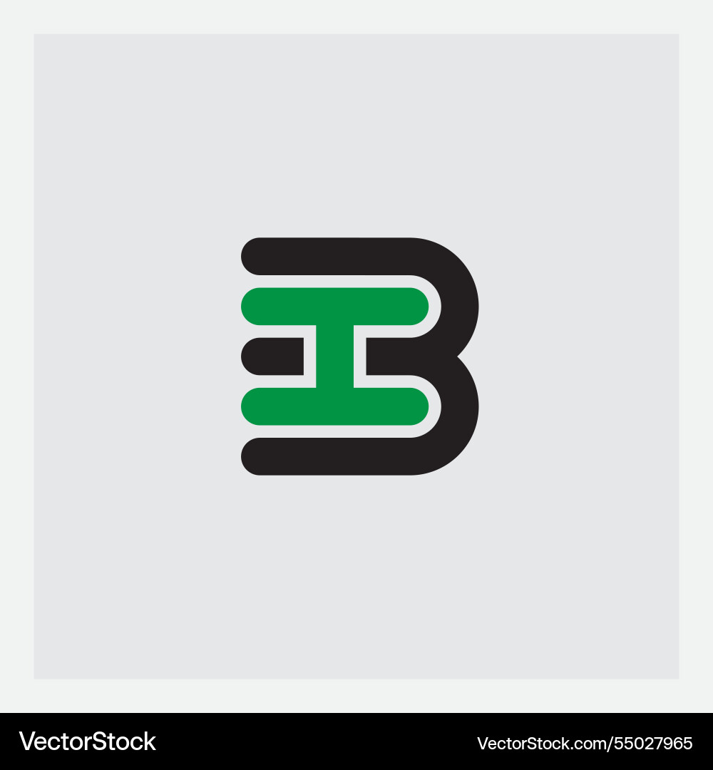 3 and i - logo 3i logotype i3 design element Vector Image