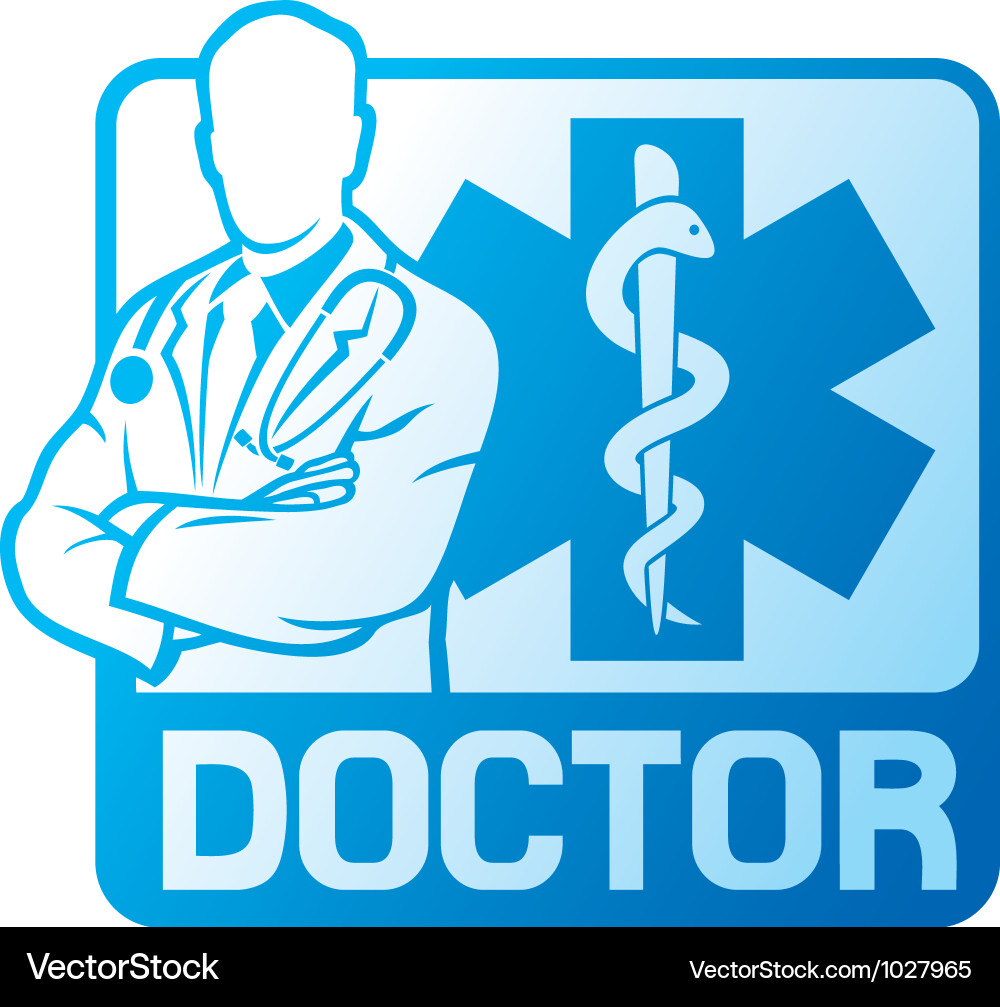 Medical doctor symbol Royalty Free Vector Image