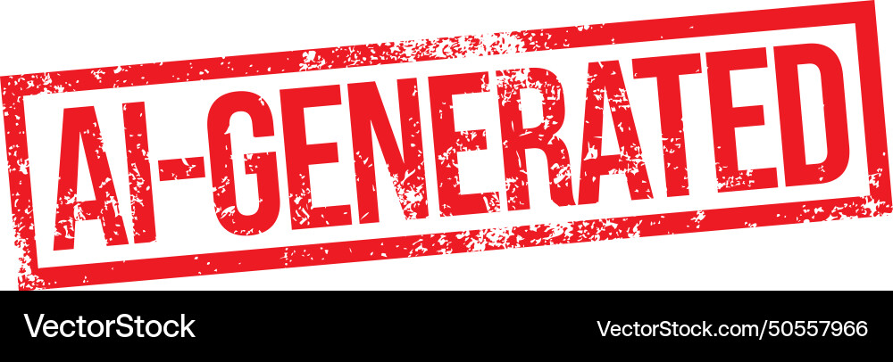Ai generated stamp Royalty Free Vector Image - VectorStock