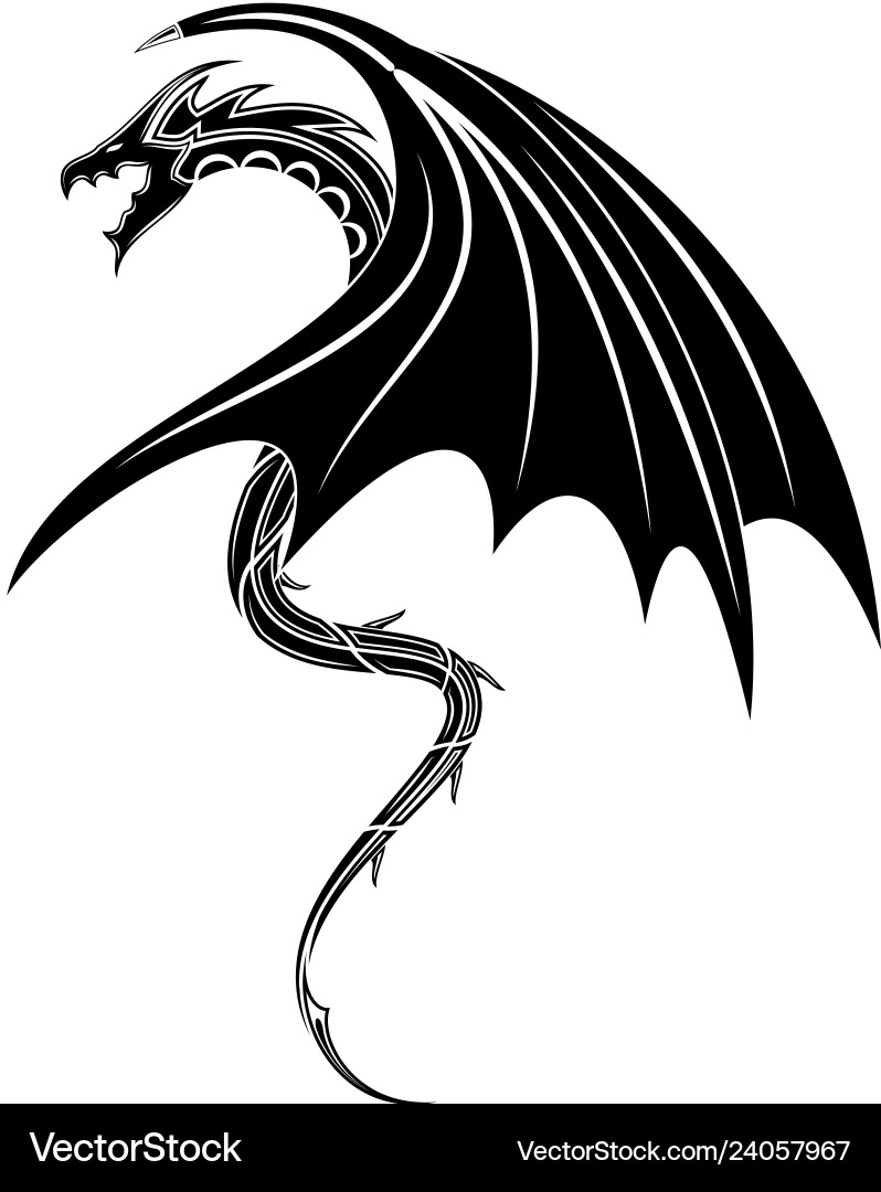 Dragon 4 Royalty Free Vector Image - VectorStock