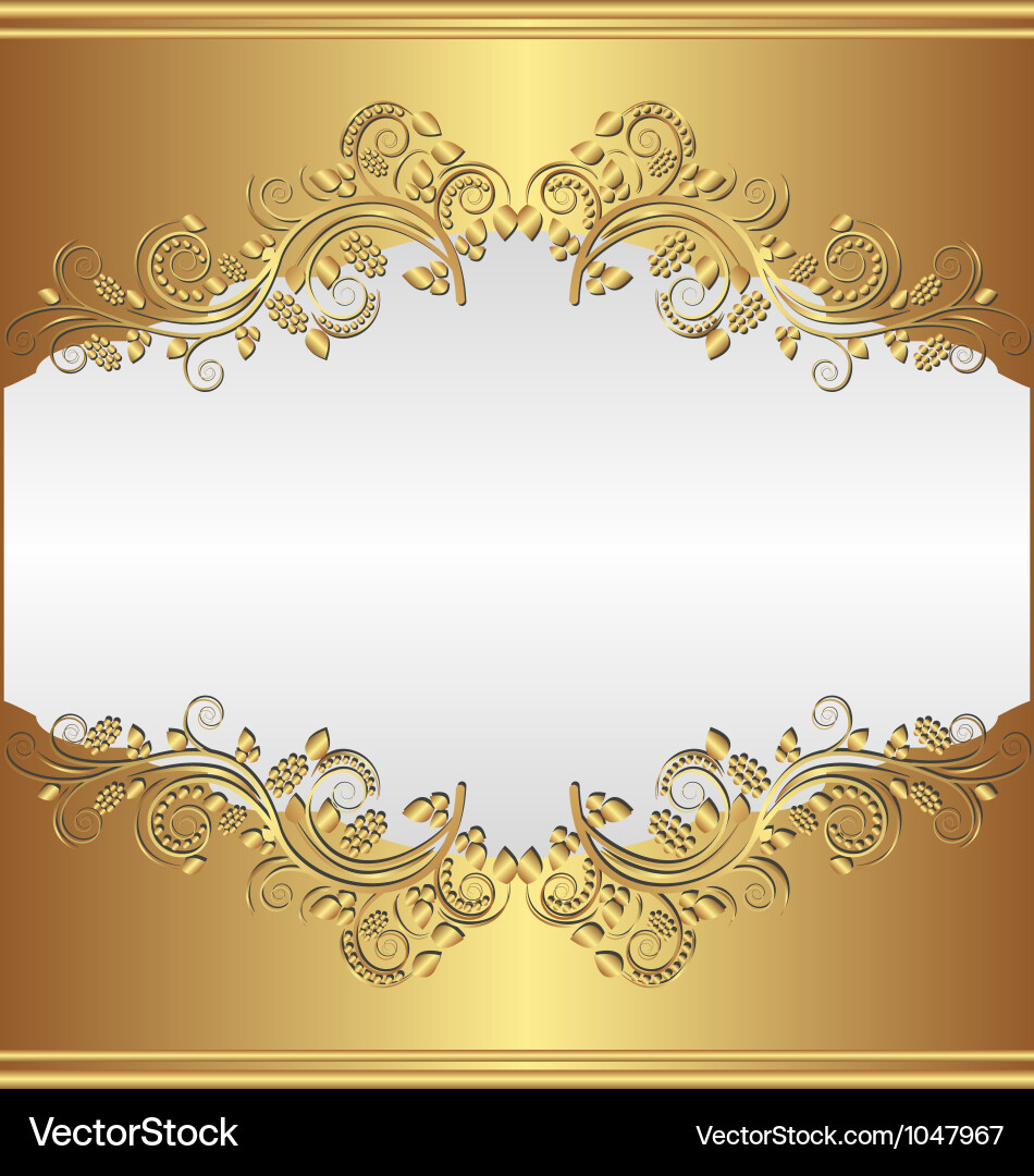 Golden background Royalty Free Vector Image - VectorStock
