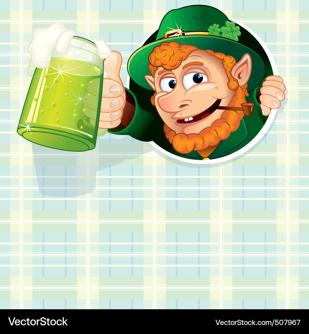 Patrick poster Royalty Free Vector Image - VectorStock
