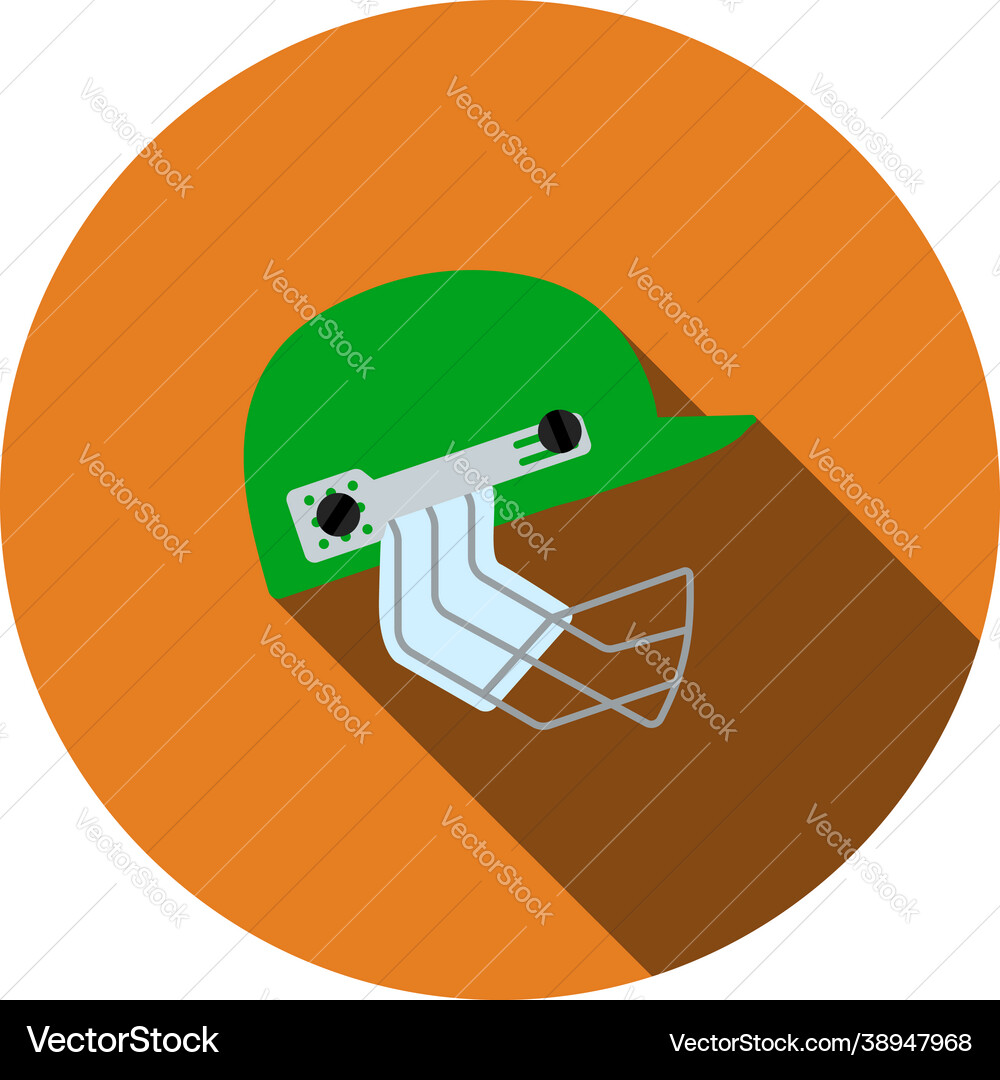 Cricket helmet icon Royalty Free Vector Image - VectorStock